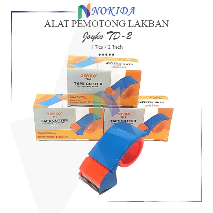 Jual Nokida Tape Cutter Lakban Joyko TD-2 [50mm] / Alat Pemotong Pita ...