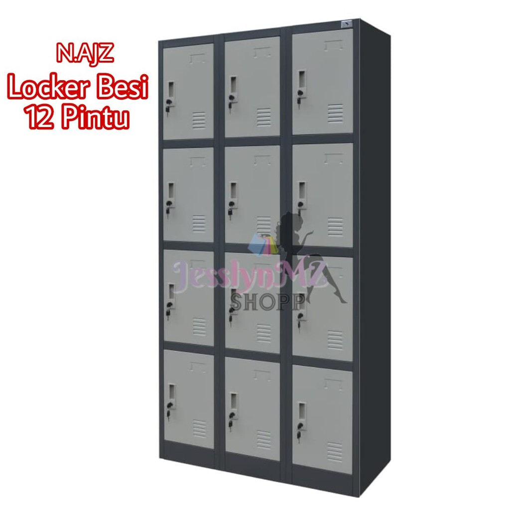 Jual Locker Besi 12 Pintu/Locker 12P / Locker Besi / Locker 12 Pintu ...