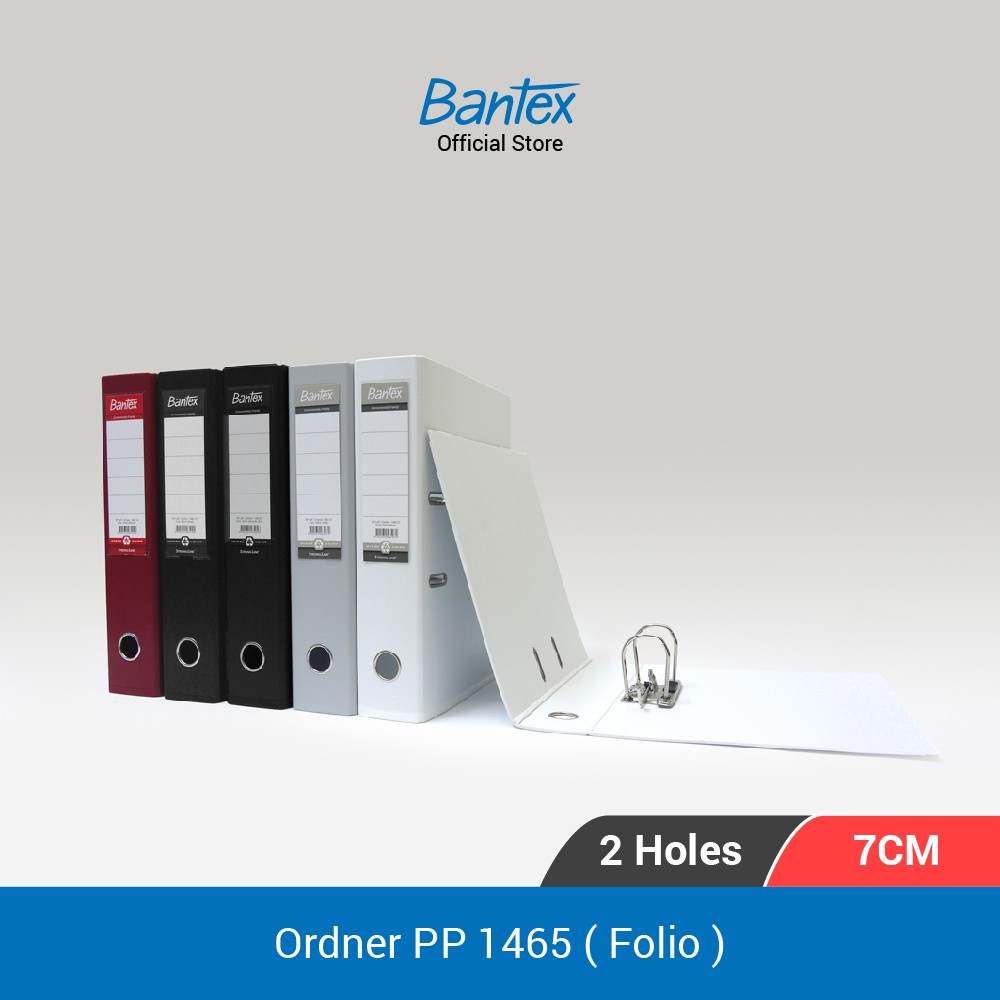 Jual Bantex Lever Arch File Ordner PP Folio 7cm Neutral colours #1465 ...