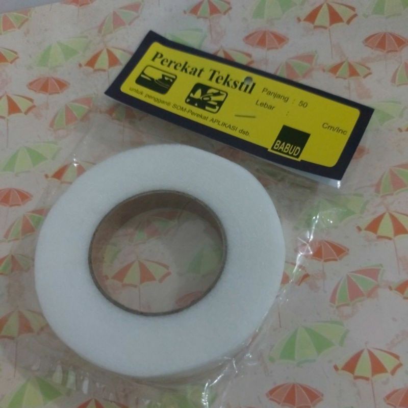 Jual Lem Som / Perekat Tekstil / Perekat lipatan per roll panjang 50 ...