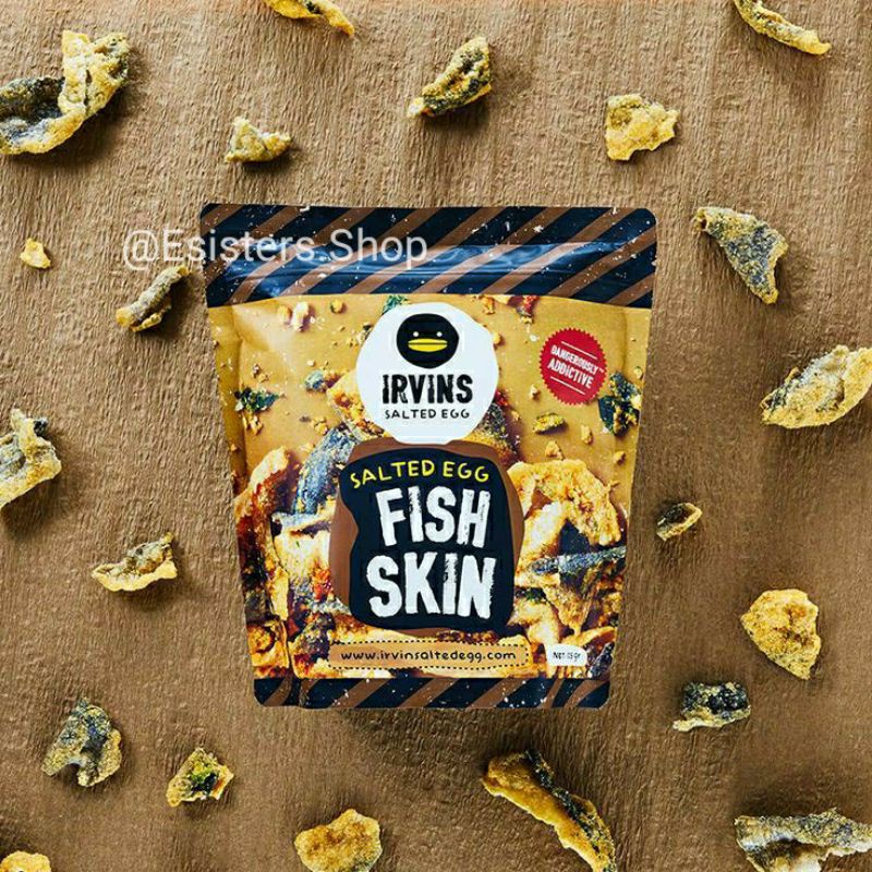 Jual IRVINS SALTED EGG POTATO CHIPS / SALMON SKIN / FISH SKIN ...