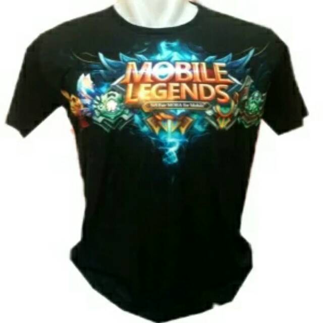 Jual Kaos Game Mobile Legend Logo Big Front Original | Shopee Indonesia