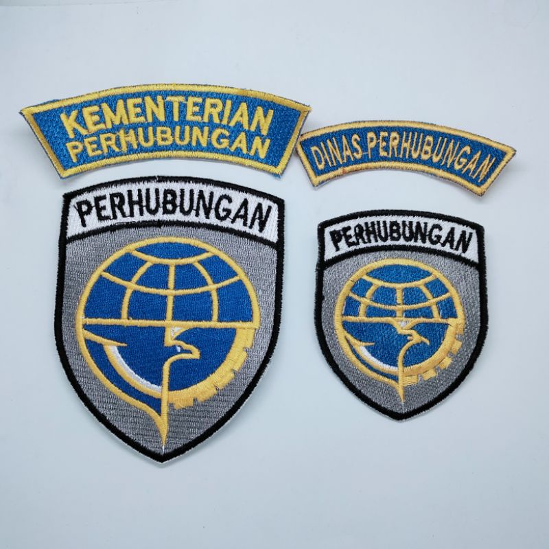Jual Logo Bordir Kemenhub / Logo Bordir Dishub / Atribut PDH Kemenhub ...