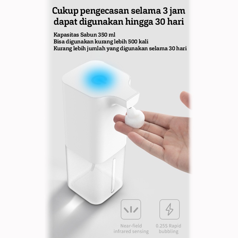 Jual Dispenser Sabun Sensor Otomatis Kapasitas 350 ml Automatic Soap ...
