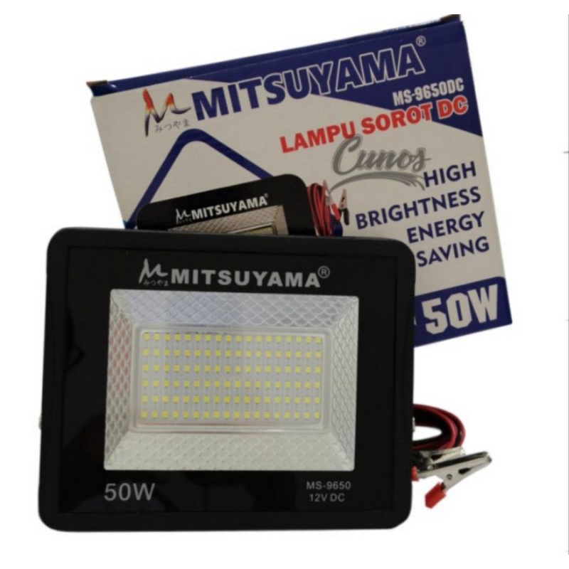 Jual LAMPU SOROT AKI LED 50W 50 W 50WATT 50 WATT 12 VOLT LAMPU SOROT DC MITSUYAMA | Shopee Indonesia
