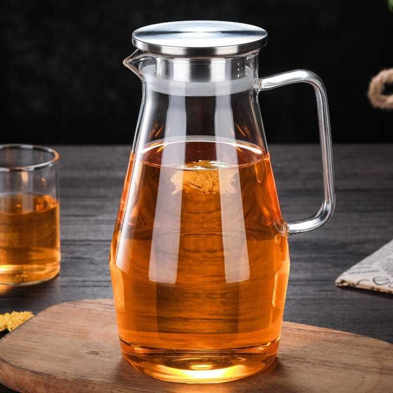 Jual Teko Pitcher Kaca One Two Cups Bening Anti Panas Ceret Jug Teh ...