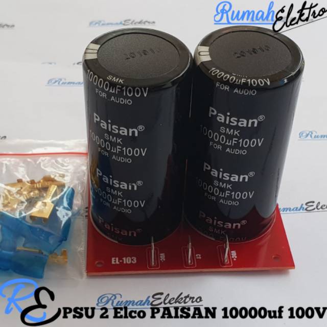 Jual Kit PSU 2 Elco PAISAN 10000uf 100V Plus Skun | Shopee Indonesia
