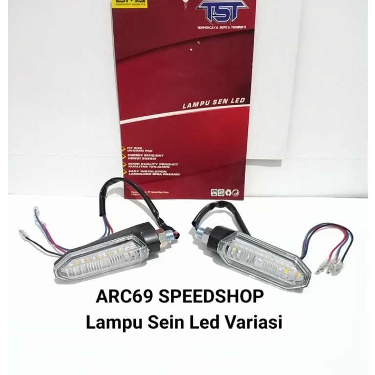 Jual Lampu Sen Led assy Model Running Senja Biru HONDA VARIO 150,CB150 ...