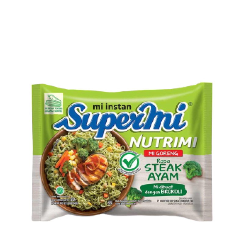 Jual Supermi Mie Instan Nutrimi Rasa Steak Ayam 80 gr | Shopee Indonesia