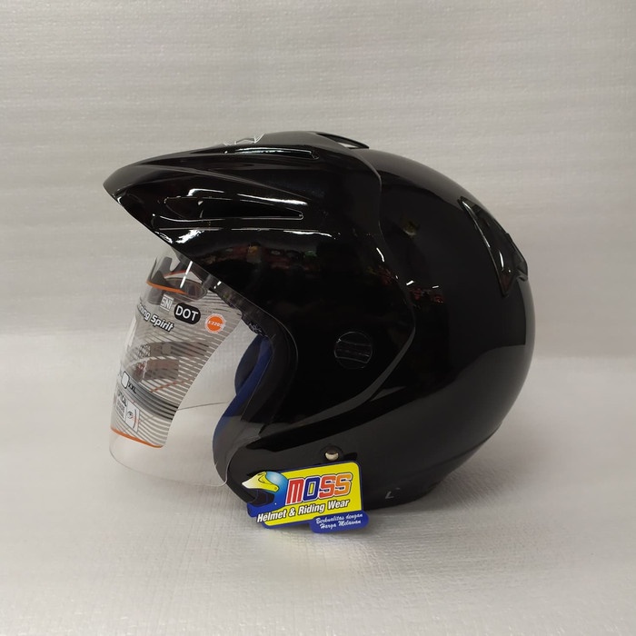 Jual Helm INK CX 22 CX22 Solid Polos Black Metalic | Halfface ...
