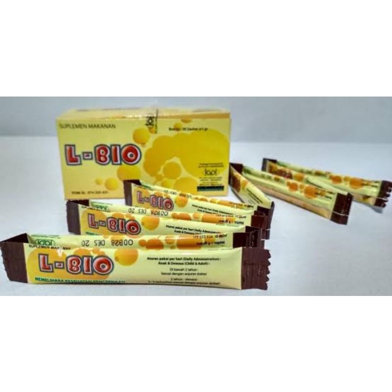 Jual L Bio Serbuk Probiotik (per sachet) | Shopee Indonesia