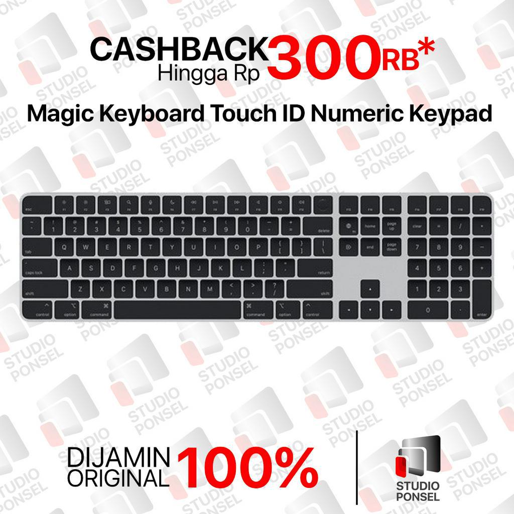 Jual Magic Keyboard with Touch ID and Numeric Keypad MMMR3 Black ...
