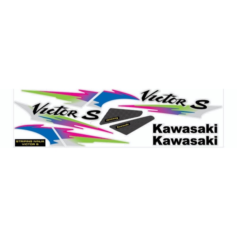 Jual STRIPING LIS BODY NINJA R 150 VICTOR S MALAYSIA / THAILAND ...