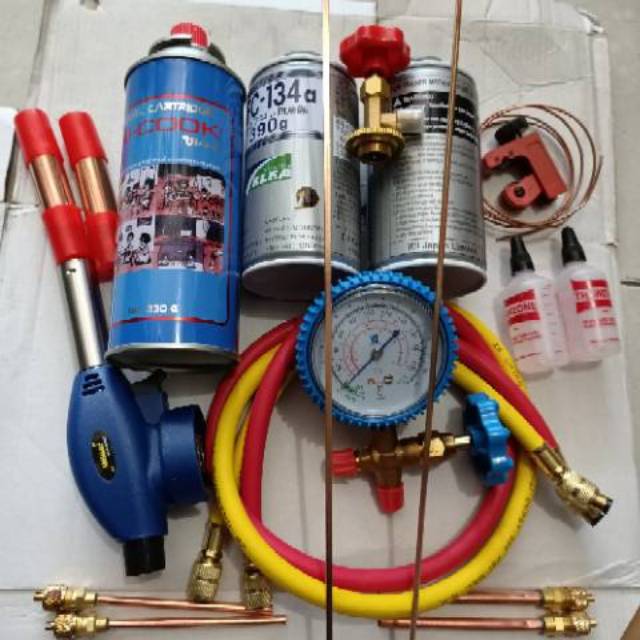 Jual Paket komplit isi refrigrant kulkas ..showcase..frezer dll ...