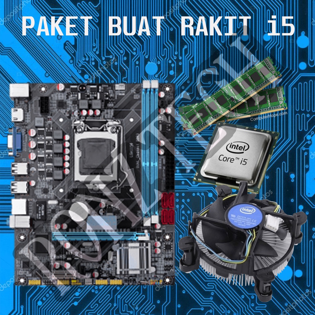 Jual PAKET BUNDLE INTEL CORE i5 RAM 4GB 8GB 16GB BUAT RAKIT SENDIRI ...