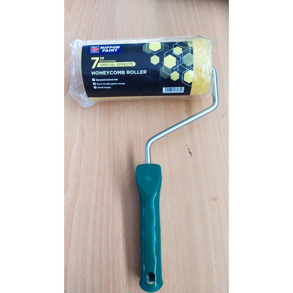 Jual Nippon Kuas Roller Honey Comb 7inc / Kuas Roll Tekstur | Shopee ...
