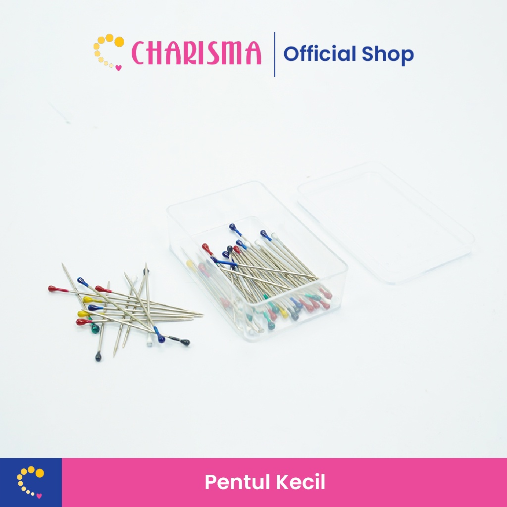 Jual Charisma Jarum Pentul - Hijab / Dressmaker Pins - Kotak Mika ...