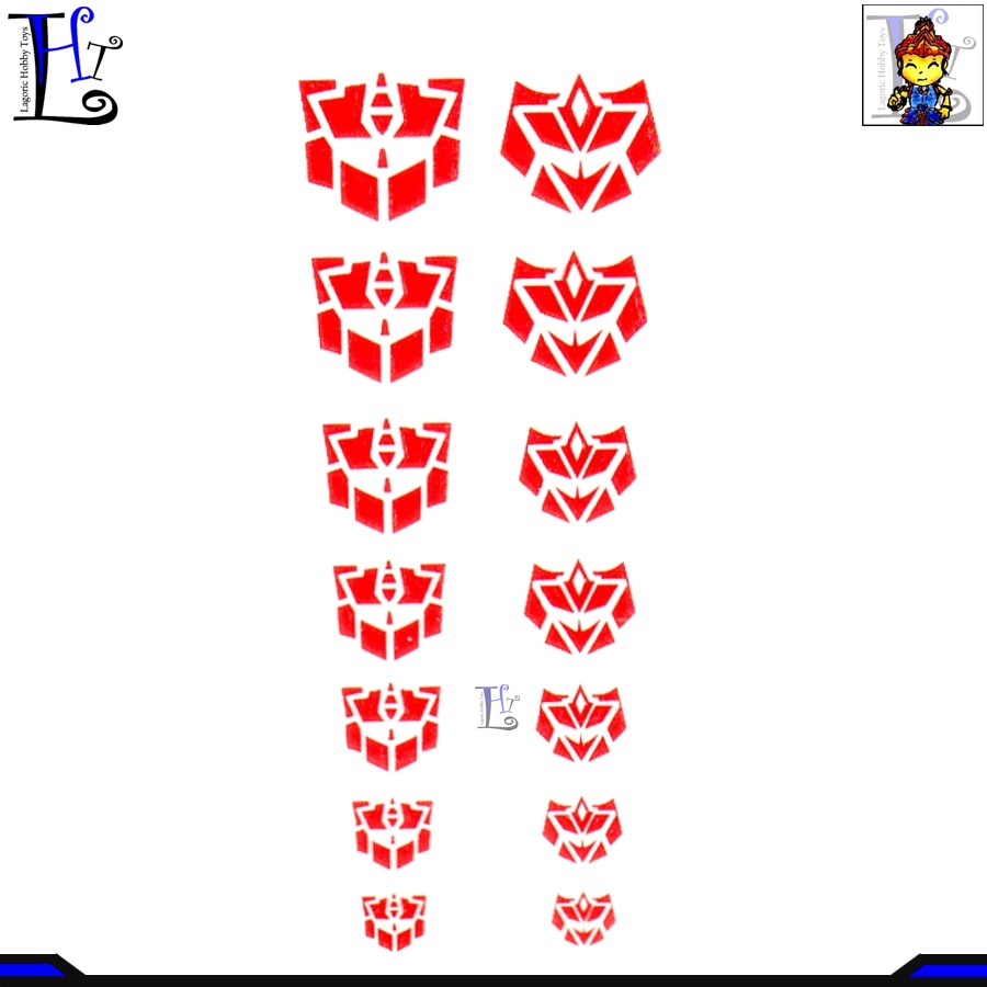 Jual Transformers Logo Decal Stiker Label Sticker LH13 [G2 Autobot ...