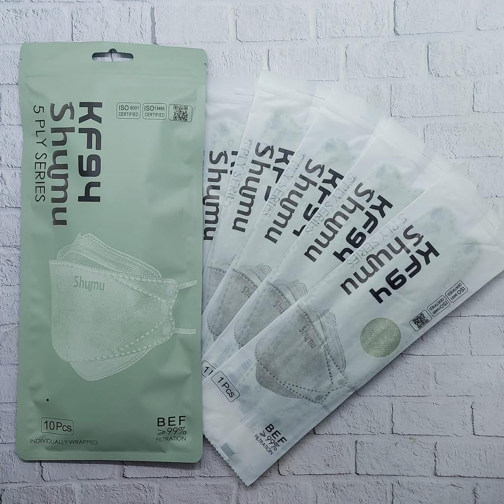 Jual MASKER BASIC KF94 KF 94 PUTIH HITAM ABU PER PACK 10 PCS ORIGINAL ...