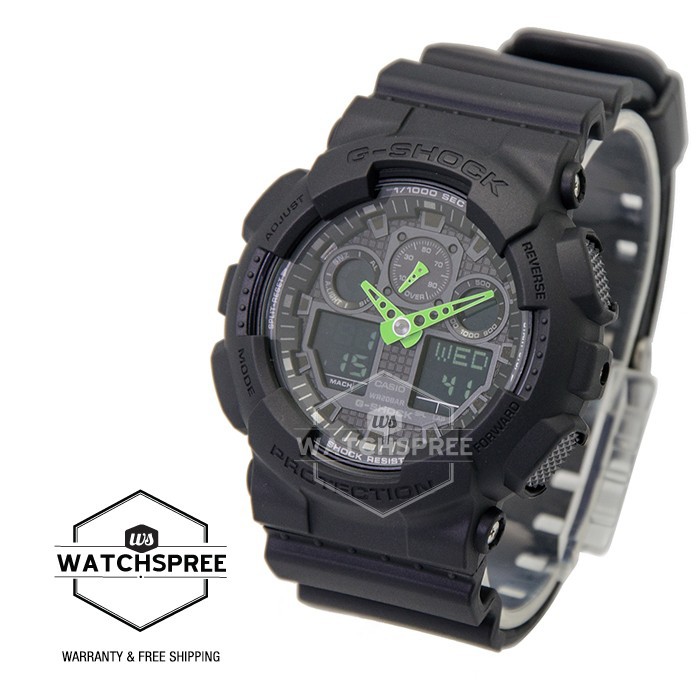 Jual JAM TANGAN CASIO G SHOCK GA 100C 1A-G Shock Master-G Shock ...