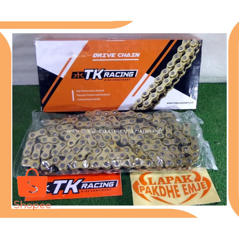 Jual Jual tools RANTAI 428 130 TK RACING ORIGINAL HS HEAVYDUTY GOLD ...
