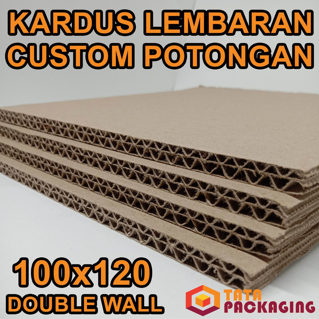 Jual Kardus atau Karton Lembaran Potongan Corrugated Sheet Double Wall ...