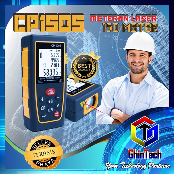 Jual Meteran Laser 150 meter 150m Garansi Laser Distance Meter Digital ...