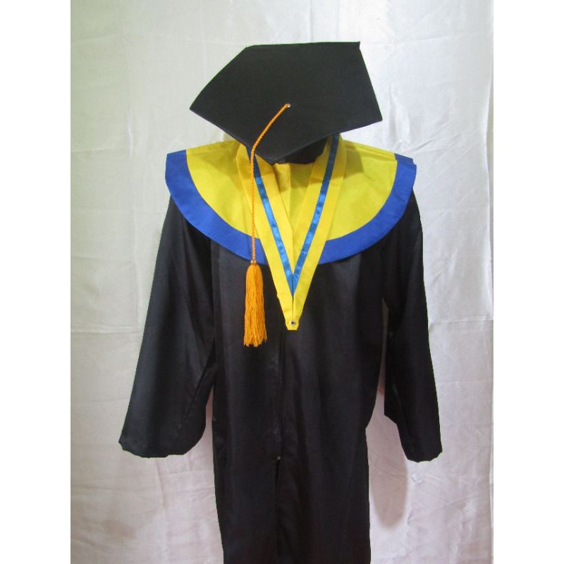 Jual Baju Toga Wisuda Sarjana Dewasa Mahasiswa Kuning Biru Original 100 ...