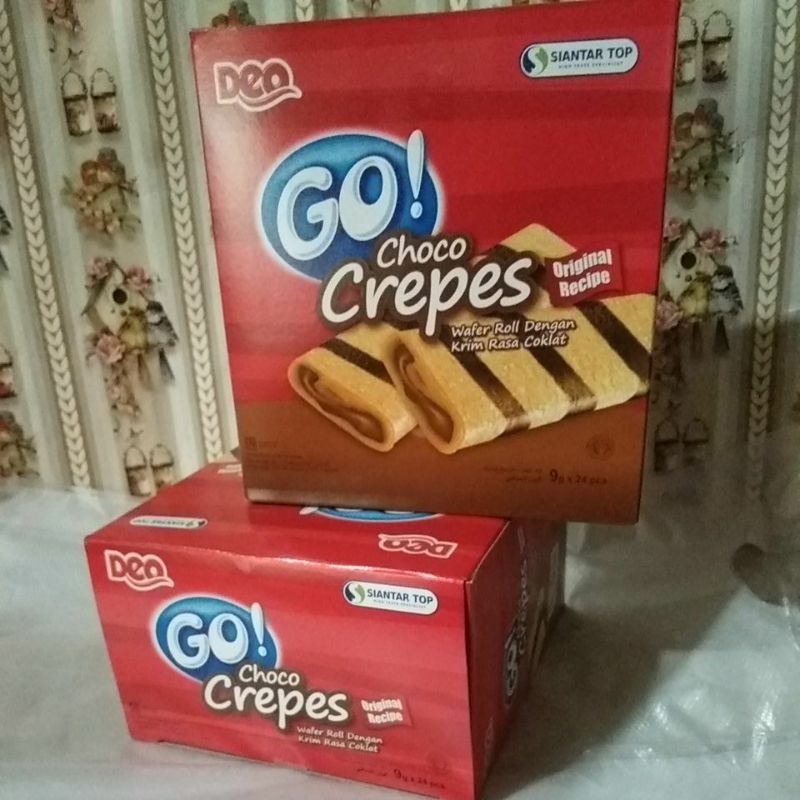 Jual choco crepes wafer roll dengan krim rasa coklat | Shopee Indonesia