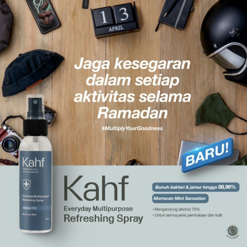 Jual KAHF Everyday Multipurpose Refreshing Spray 100ml (Sanitizer Spray ...