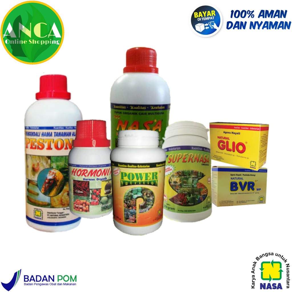 Jual Paket Pupuk Budidaya Padi Organik Nasa /Stockist PT Nasa Original ...