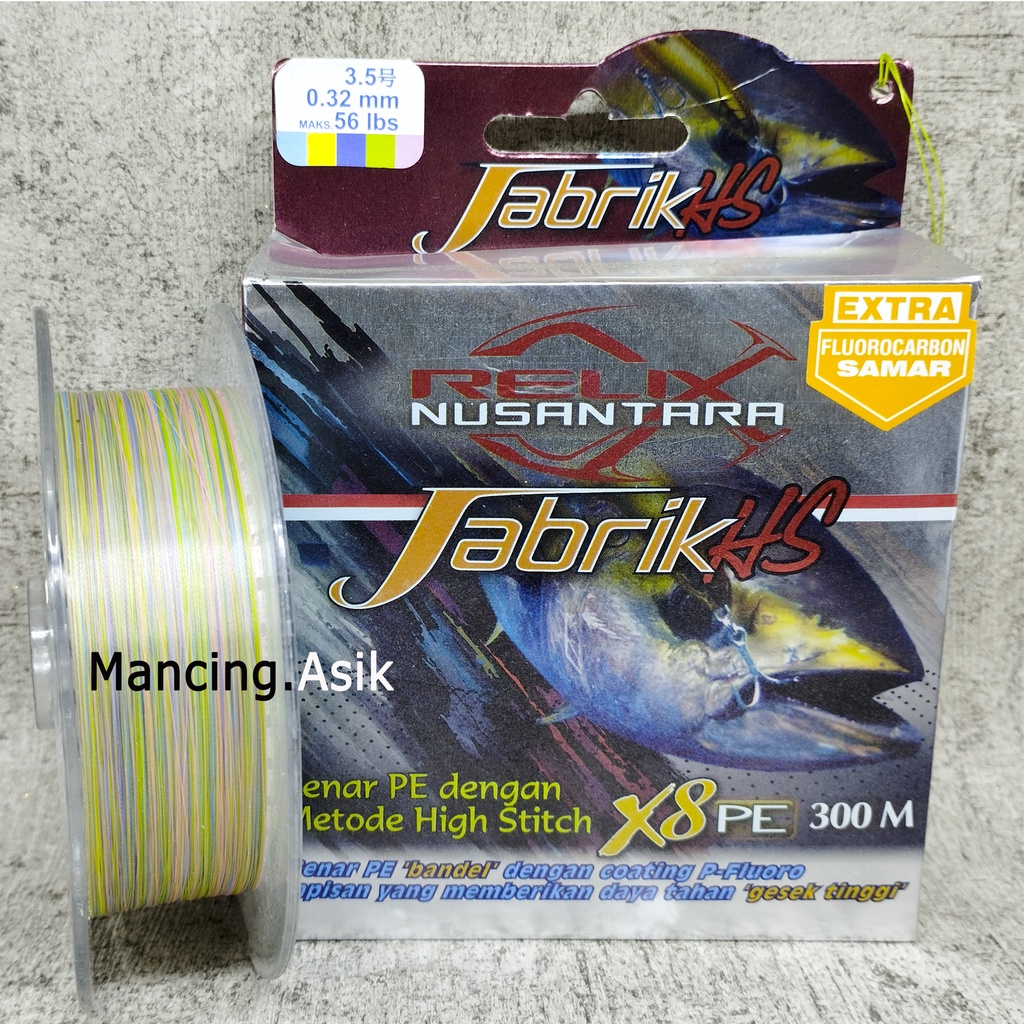 Jual Senar PE Jabrik Ukuran 1 1.5 2 2.5 3 3.5 4 5 6 8 - Tali Pancing ...