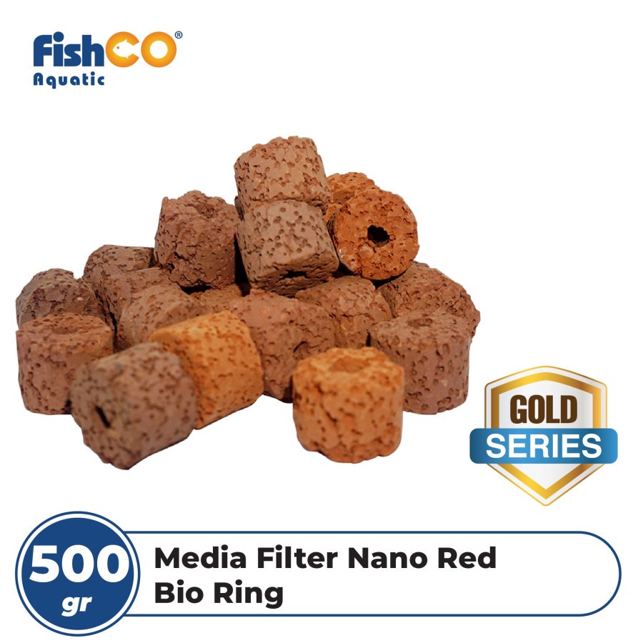 Jual Media Filter Aquarium Nano Red Bio Ring Bacteria House | Shopee ...