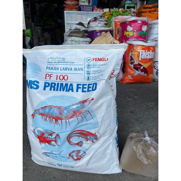 Jual MS Prima Feed PF 100 kemasan repack 1kg | Shopee Indonesia