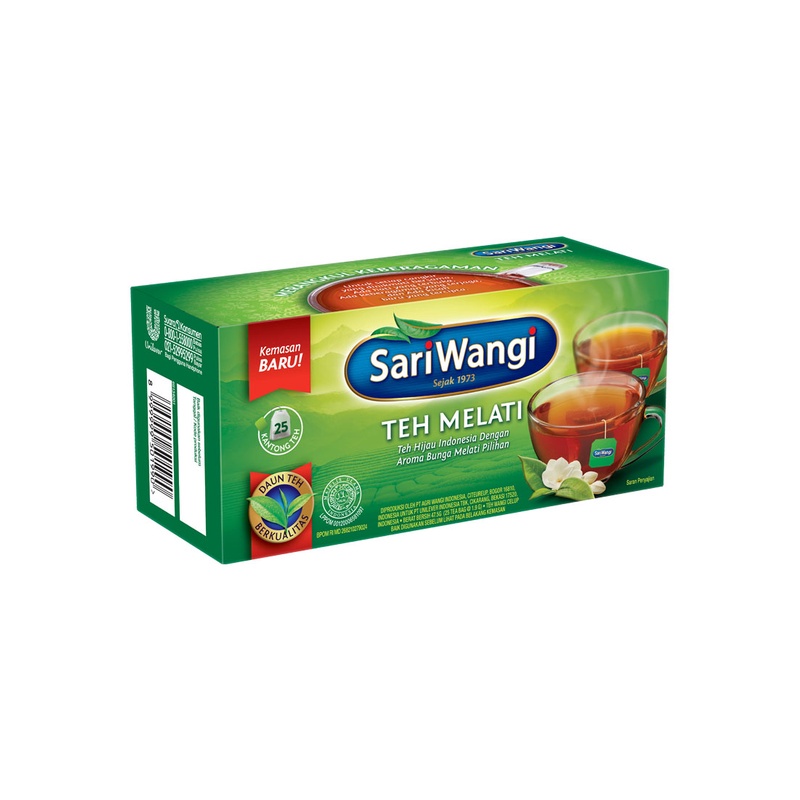 Jual SARIWANGI TEH CELUP MELATI BOX 25X1,9GR | Shopee Indonesia