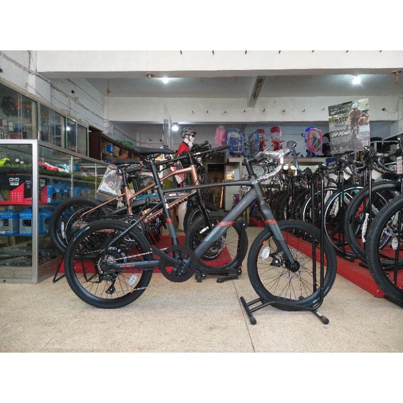 Jual Sepeda polygon E-Bike Gili Fitte 20 inchi model roadbike | Shopee ...