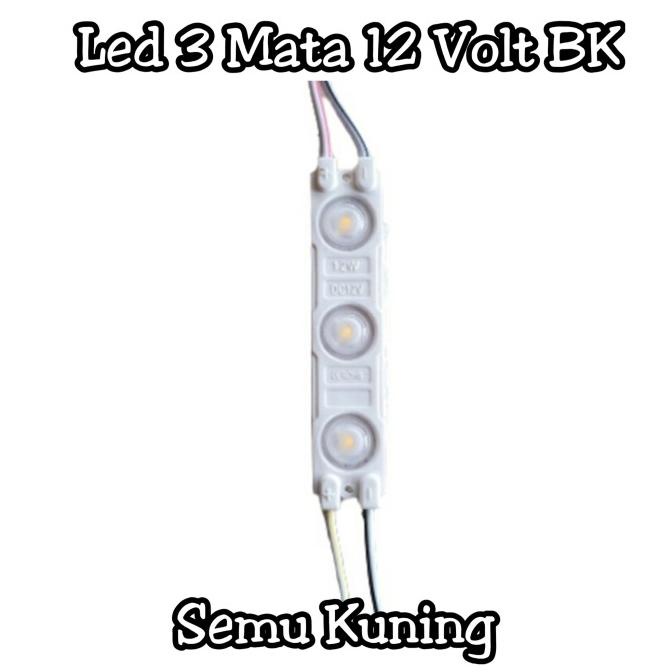 Jual Lampu Led 3 Mata 12 Volt BK Original|Premium|Asli|Ori | Shopee Indonesia