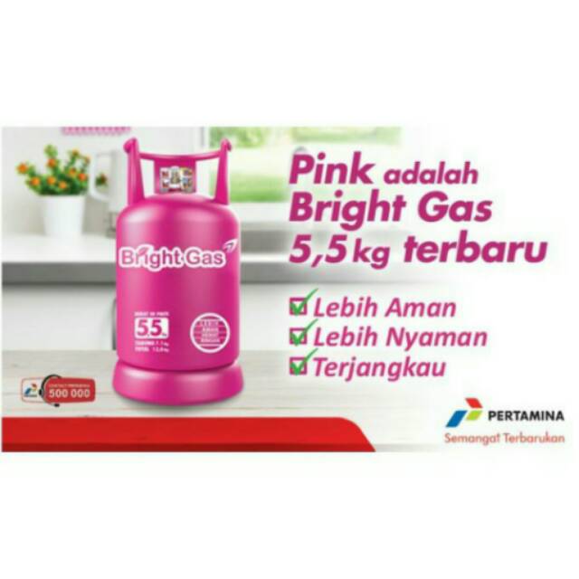 Jual Tabung gas bright gas 5,5kg + isi | Shopee Indonesia