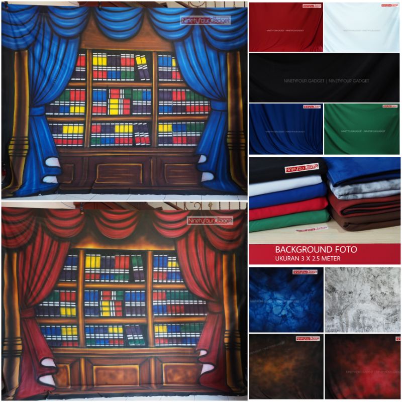 Jual Backdrop Background Foto 2.5 x 3m Kain Background Studio Foto ...
