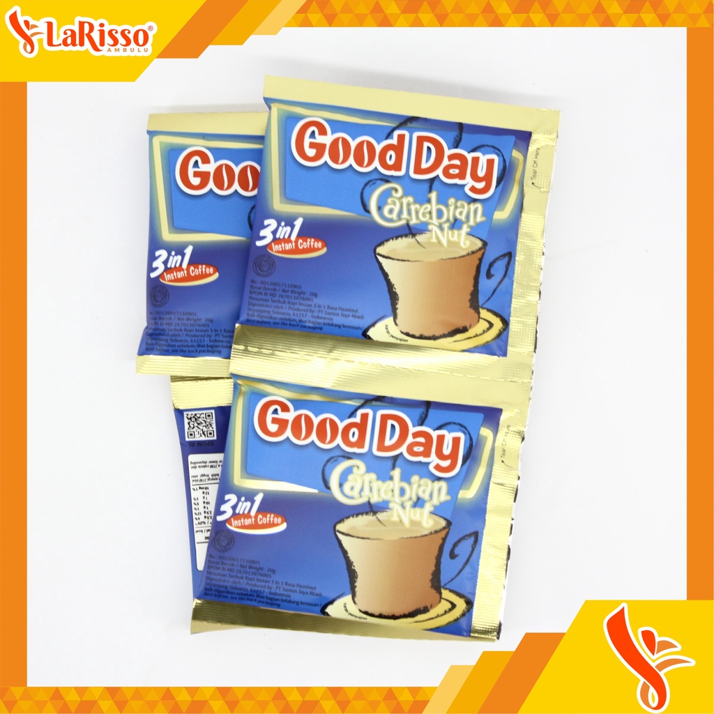 Jual GOOD DAY 3IN1 INSTANT COFFEE 10X20GR SACHET ALL VARIAN | Shopee ...