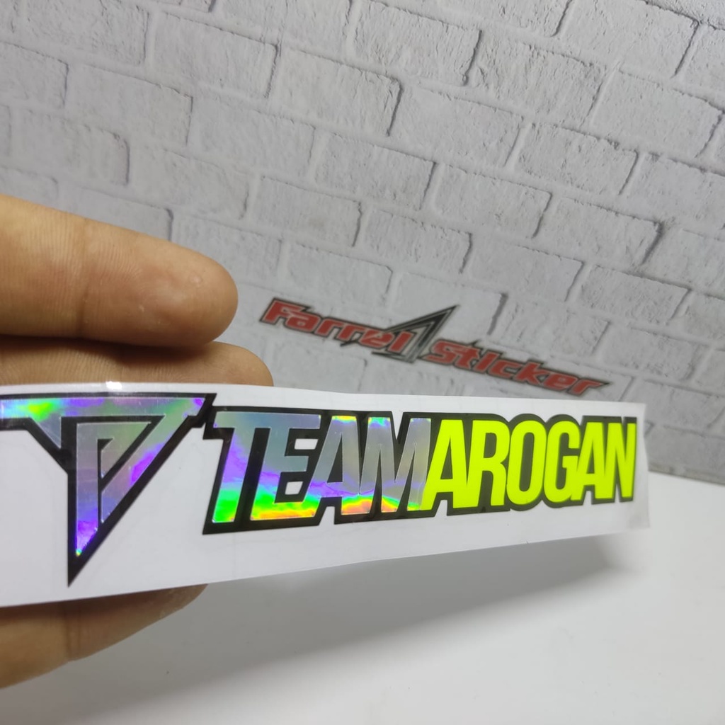 Jual Stiker tim arogan sticker team arogan 15 cm | Shopee Indonesia