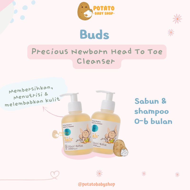 Jual Buds Precious Newborn Head to Toe Cleanser 0-6m / Sabun Mandi ...