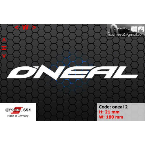 Jual ea cutting sticker / decal Code: oneal 2 ( sponsor logo ) | Shopee ...