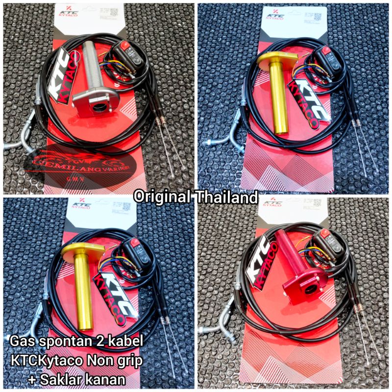 Jual KTC Kytaco gas Spontan 2 Kabel 190cm Universal Motor Matic ...