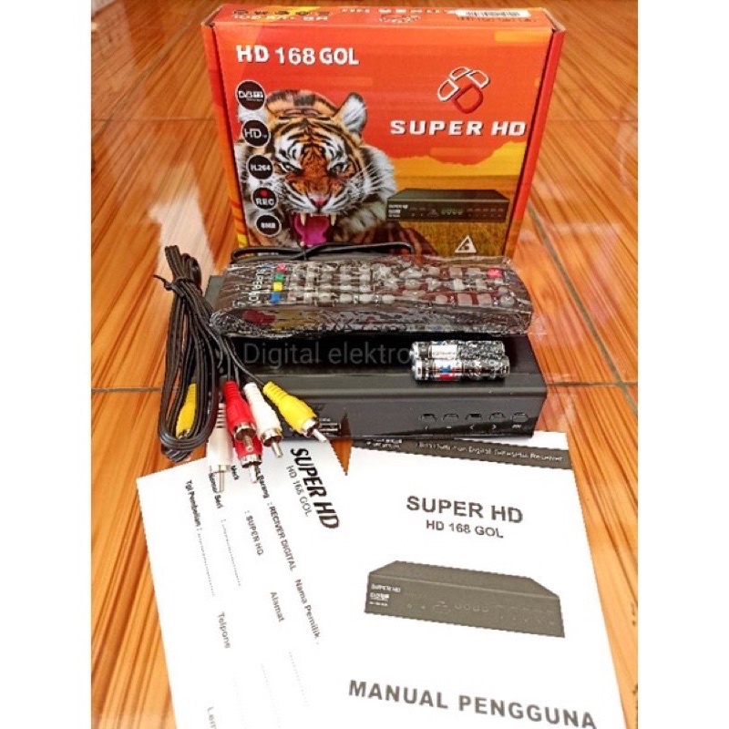Jual SET TOP BOX TV DIGITAL SUPER HD HARIMAU dan KOMODO 2 PORT USB ...