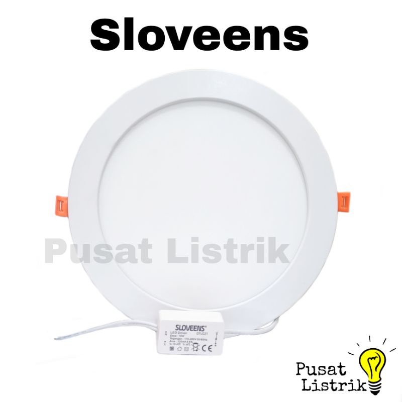 Jual Downlight Panel LED 18watt Bulat Sloveens Downlight LED 18w Bulat ...