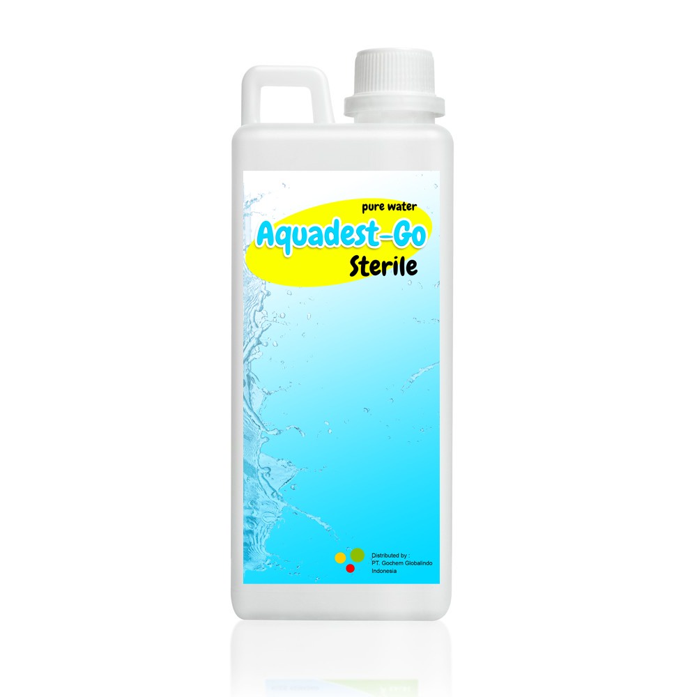 Jual Aquades / Akuades / Aquadest / Air Suling / Air murni (H2O) | kemasan 1 Liter Berkualiatas ...