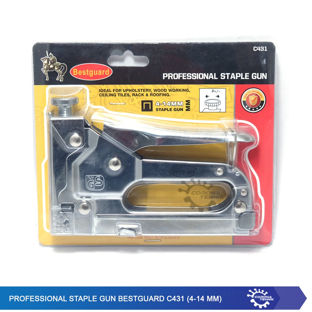 Jual Professional Staple Gun Bestguard C431 (4-14 mm) | Shopee Indonesia