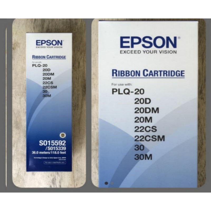 Jual Ribbon Cartridge PLQ 20/PLQ 20D/PLQ 20 DM EPSON Asli Original(1 ...