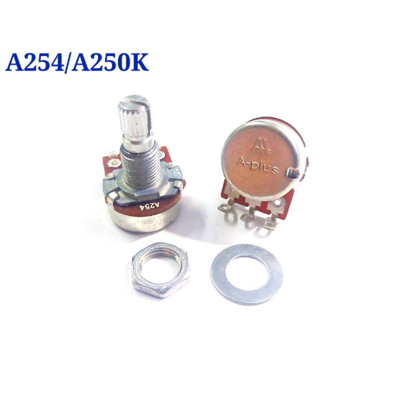 Jual Potensio gitar & bass 250K 500K original A plus mini potensio B500K / A500K / A250K / B250K ...